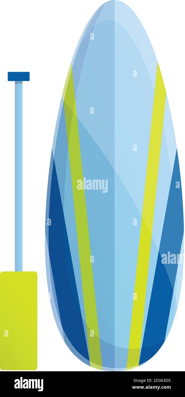 Lifestyle sup surfing icon. Cartoon of lifestyle sup surfing vector icon for web design isolated ...