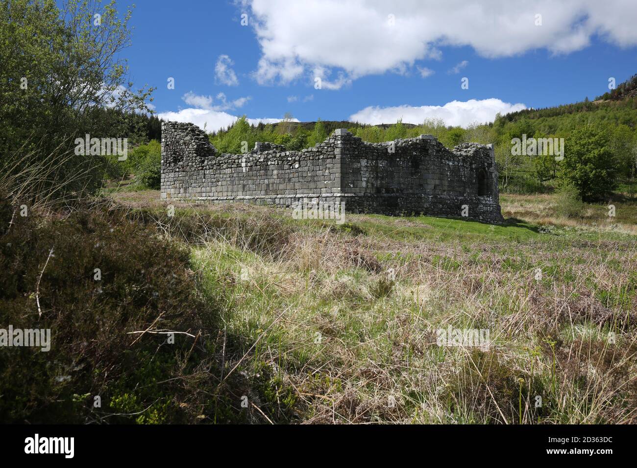 Loch Doon Castle, Loch Doon, Ayrshire, Dumfries & Galloway, Scotland UK ...