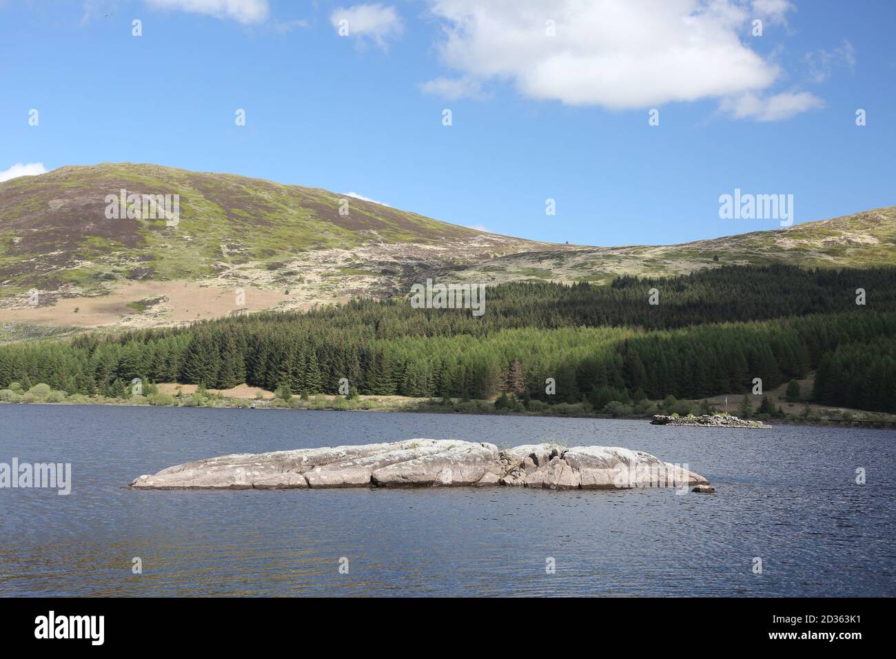 Loch Doon Castle, Loch Doon, Ayrshire, Dumfries & Galloway, Scotland UK ...