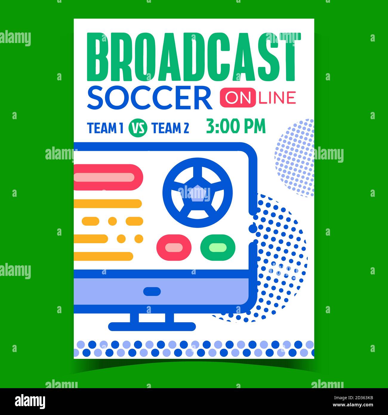 Broadcast television advertising brochure tv Stock Vector Images - Alamy