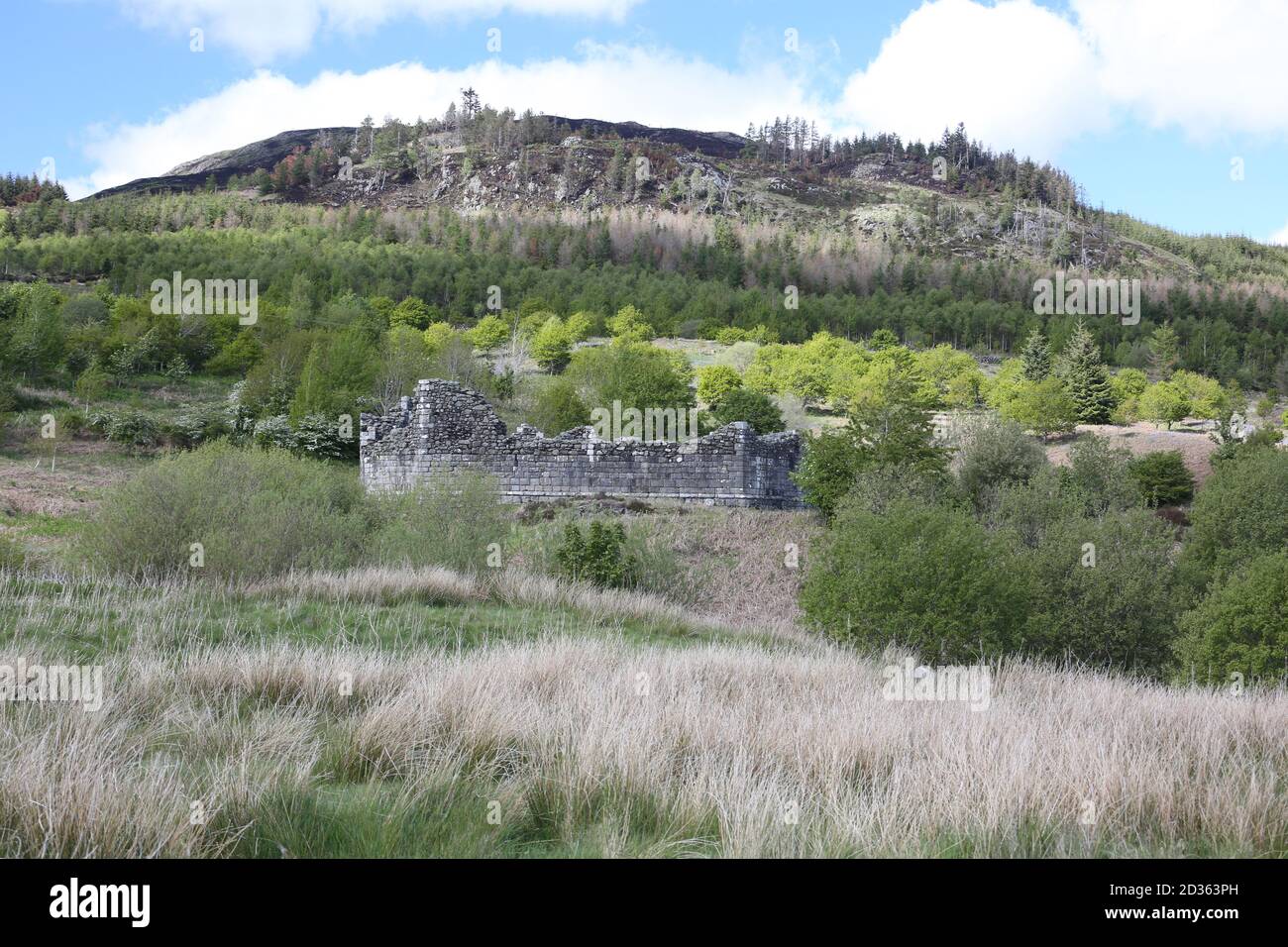 Loch Doon Castle, Loch Doon, Ayrshire, Dumfries & Galloway, Scotland UK ...