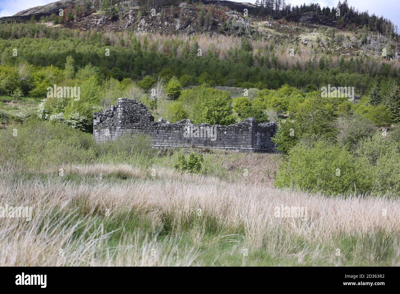 Loch Doon Castle, Loch Doon, Ayrshire, Dumfries & Galloway, Scotland UK ...