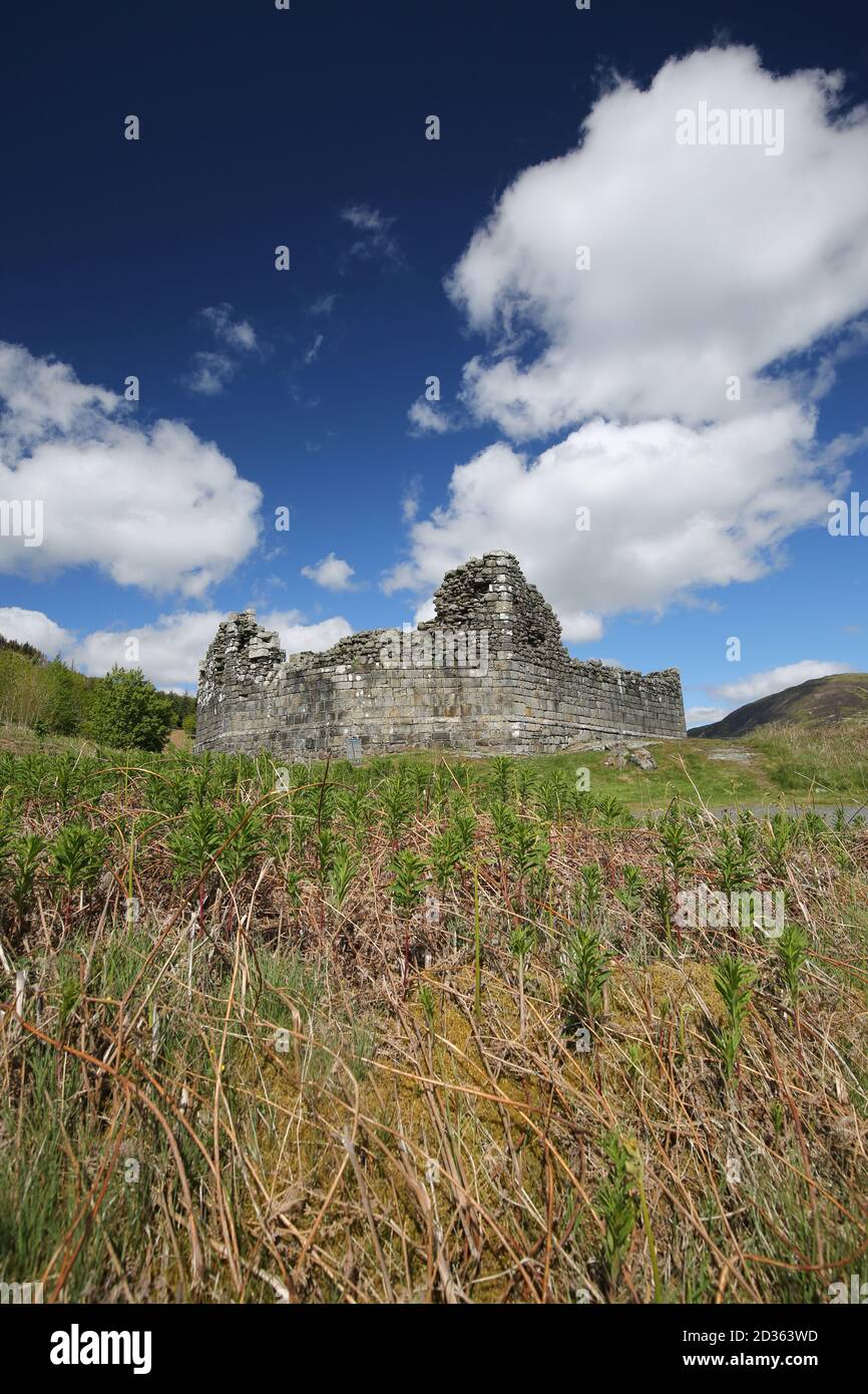Loch Doon Castle, Loch Doon, Ayrshire, Dumfries & Galloway, Scotland UK ...