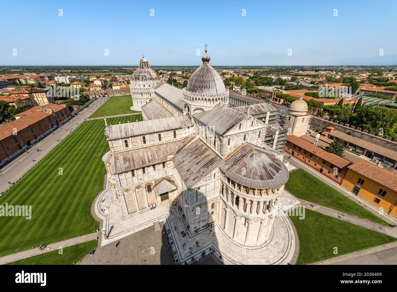 The leaning tower of pisa aerial hi-res stock photography and images ...