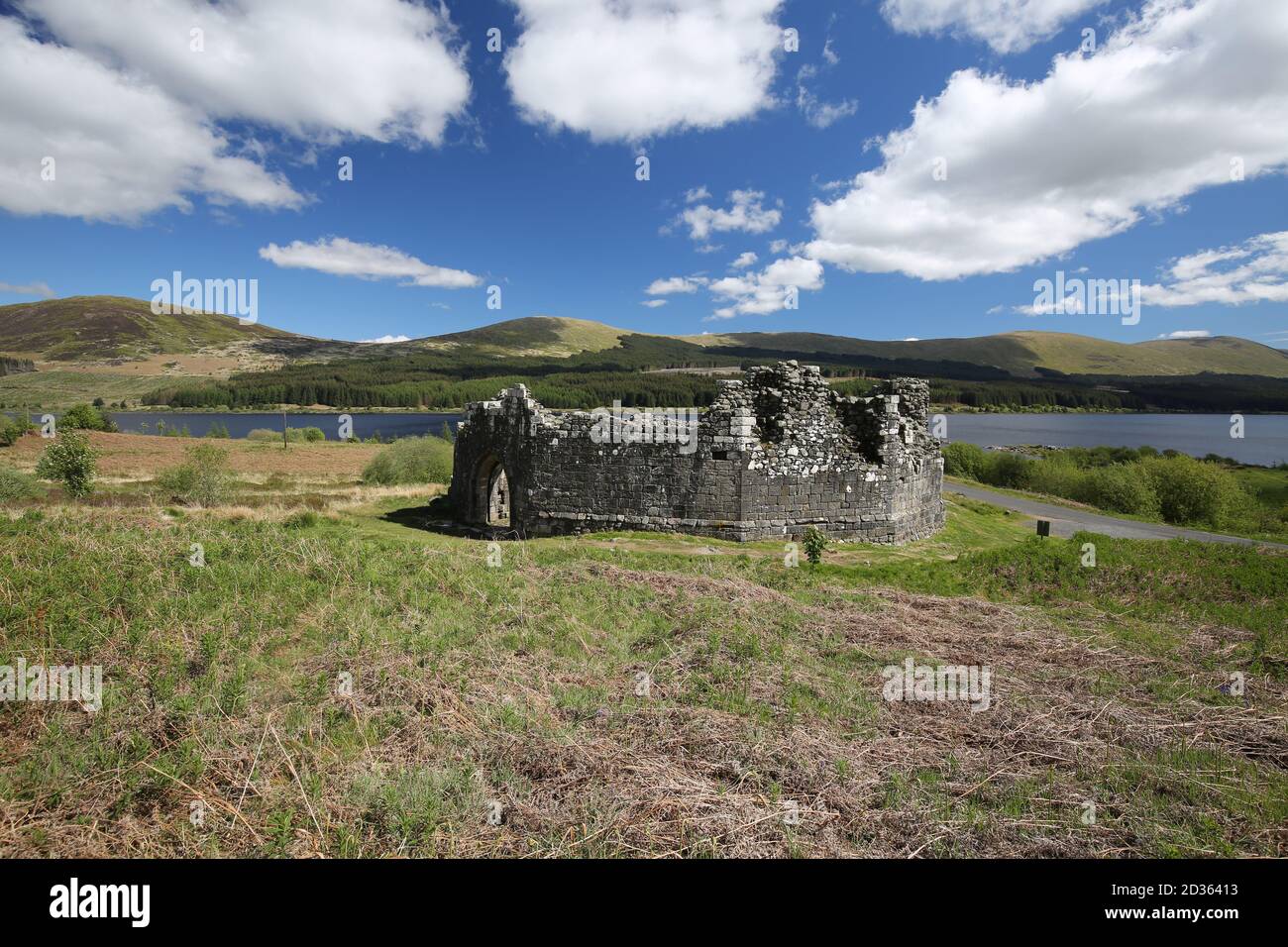 Loch Doon Castle, Loch Doon, Ayrshire, Dumfries & Galloway, Scotland UK ...