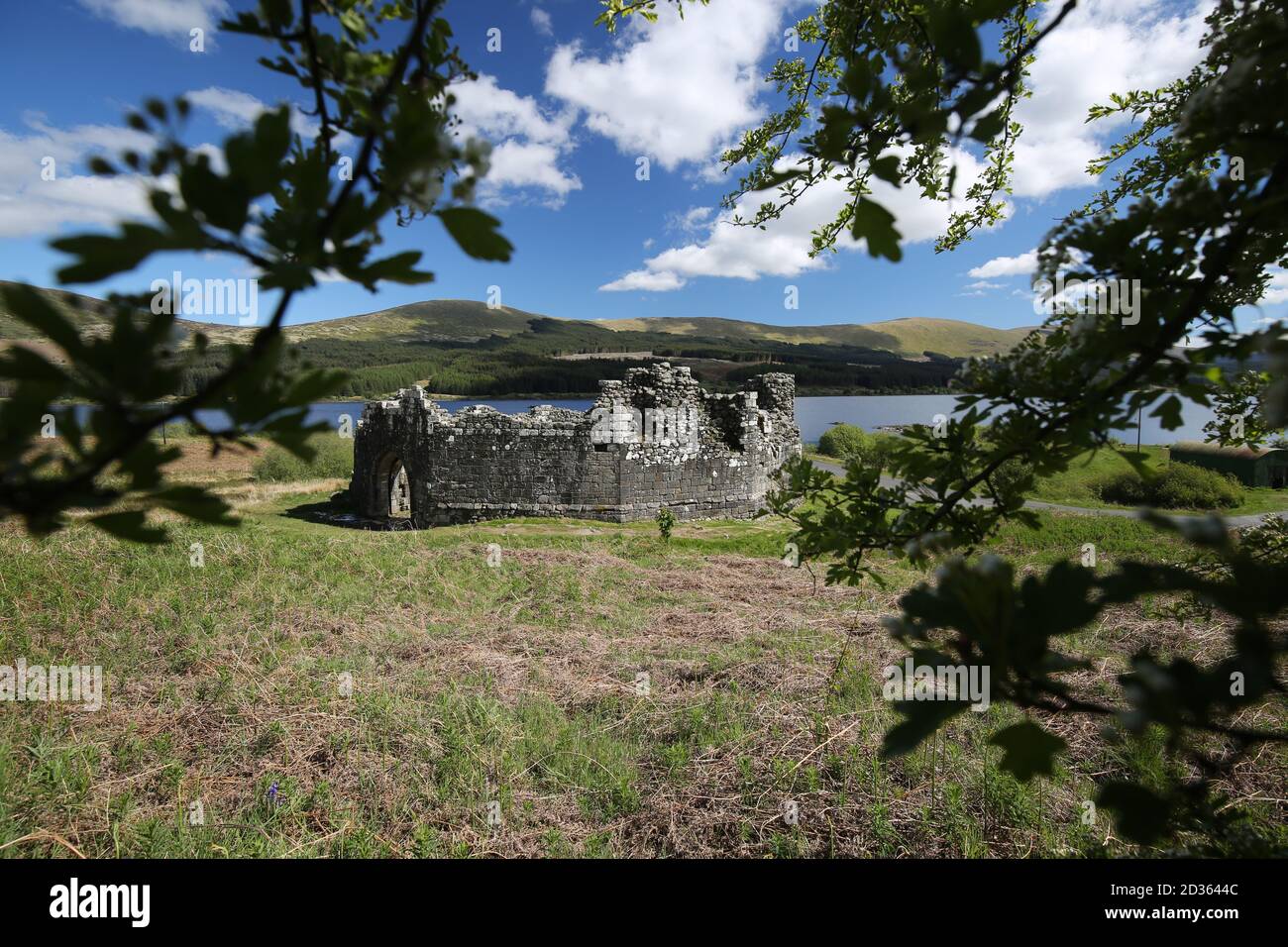 Loch Doon Castle, Loch Doon, Ayrshire, Dumfries & Galloway, Scotland UK ...