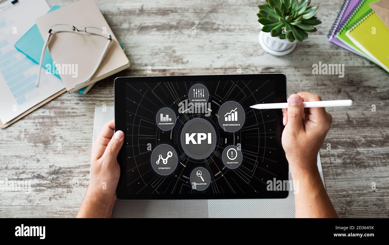 KPI - Key performance indicator. Business process efficiency ...