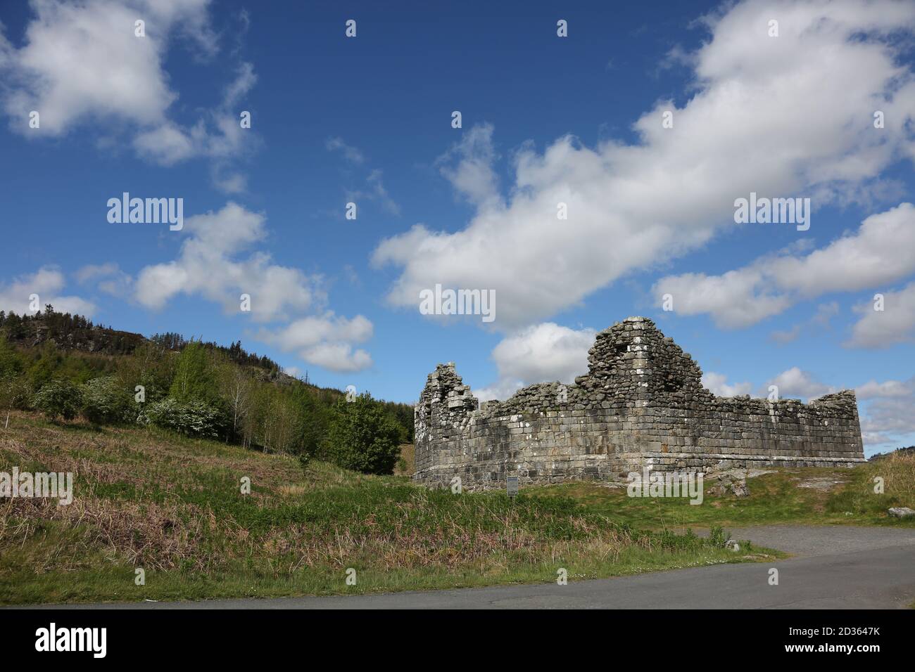 Loch Doon Castle, Loch Doon, Ayrshire, Dumfries & Galloway, Scotland UK ...