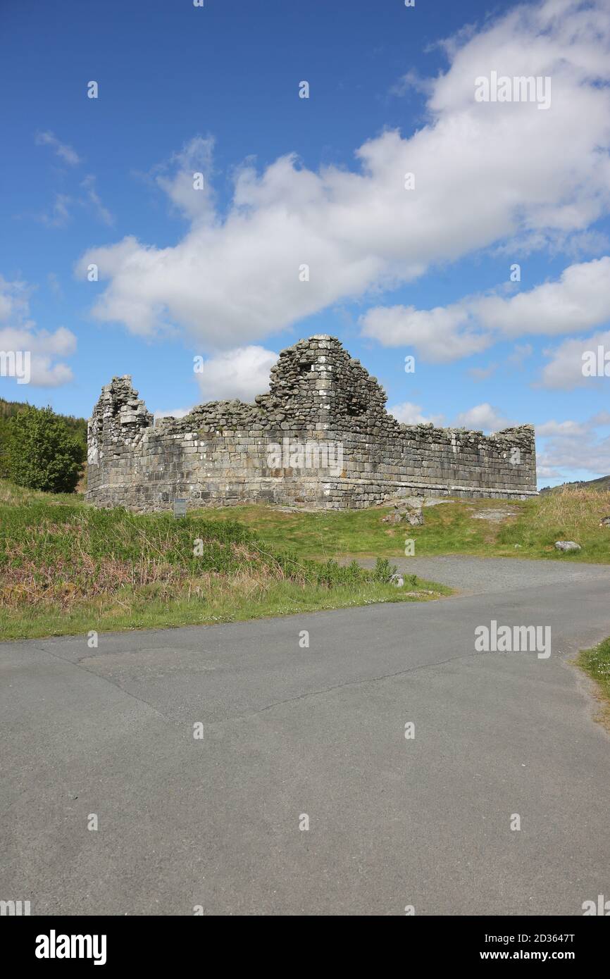 Loch Doon Castle, Loch Doon, Ayrshire, Dumfries & Galloway, Scotland UK ...