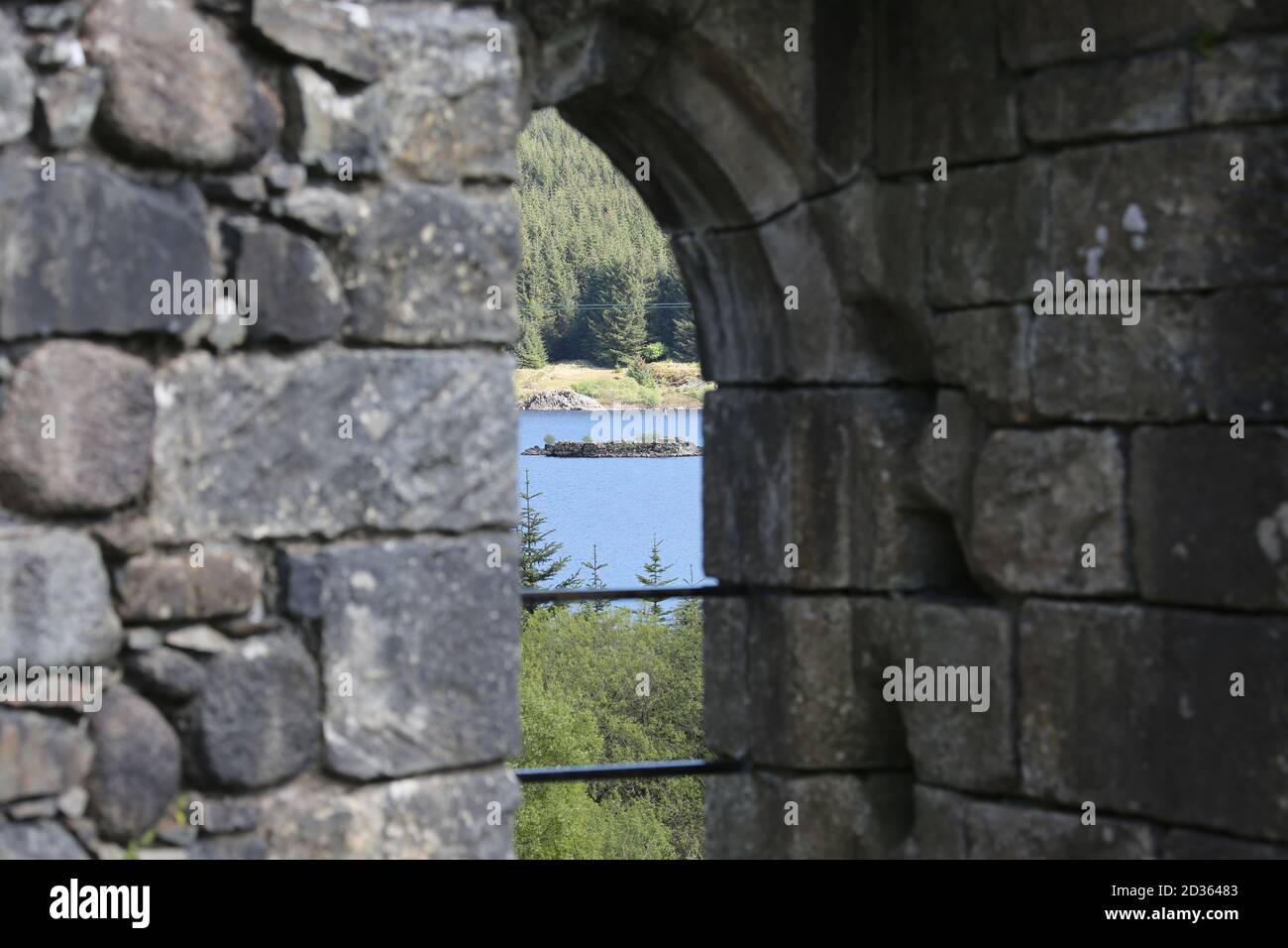 Loch Doon Castle, Loch Doon, Ayrshire, Dumfries & Galloway, Scotland UK ...