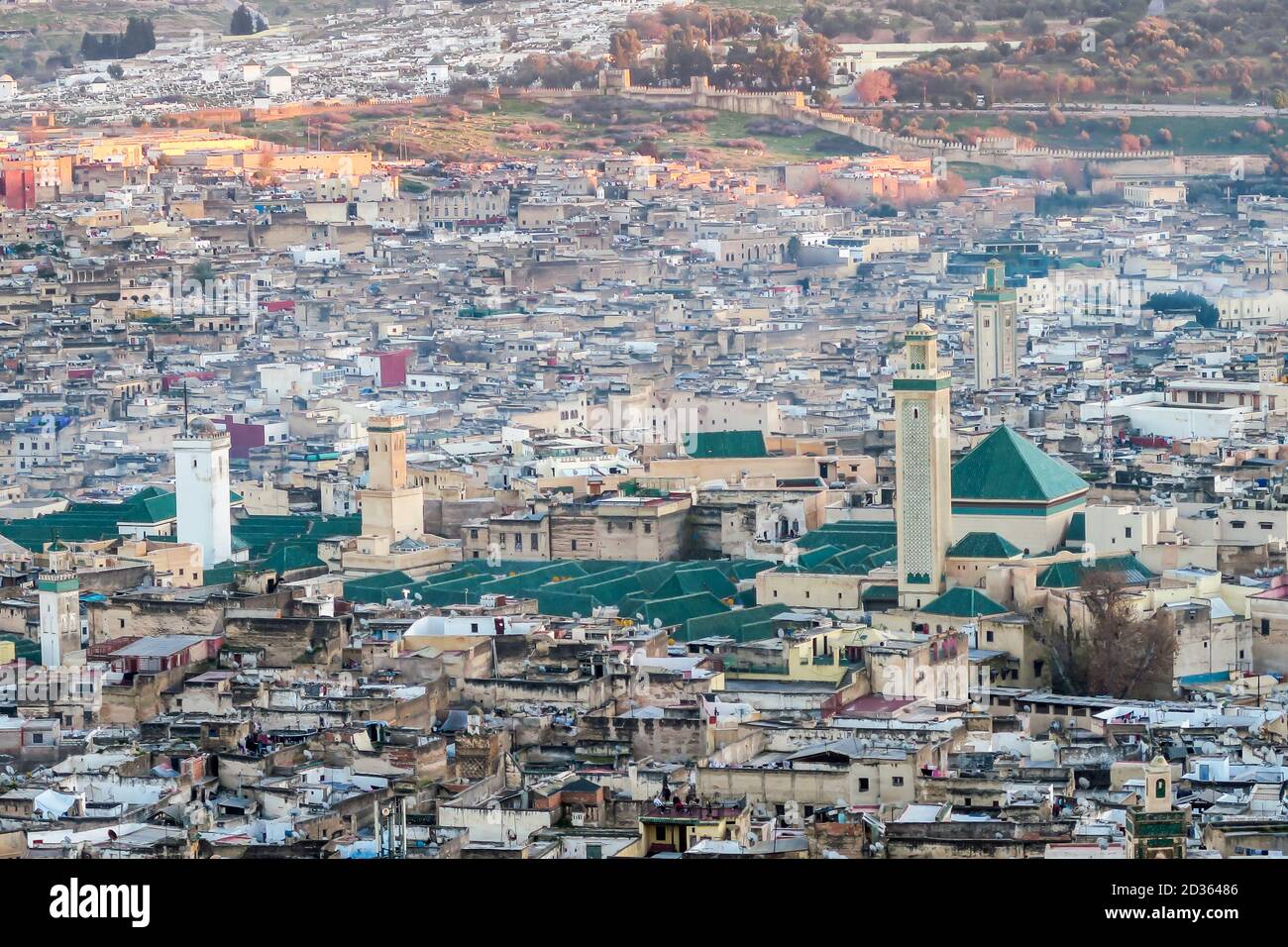 View of Medina in fes morocco, photo as background Stock Photo - Alamy