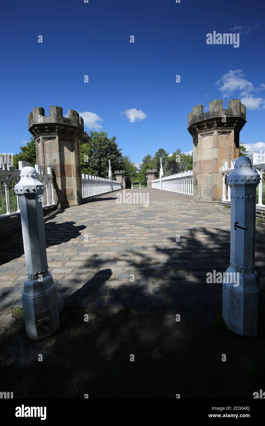 Tournament Bridge, Eglington Country Park Irvine, Scotland May 2019 The ...