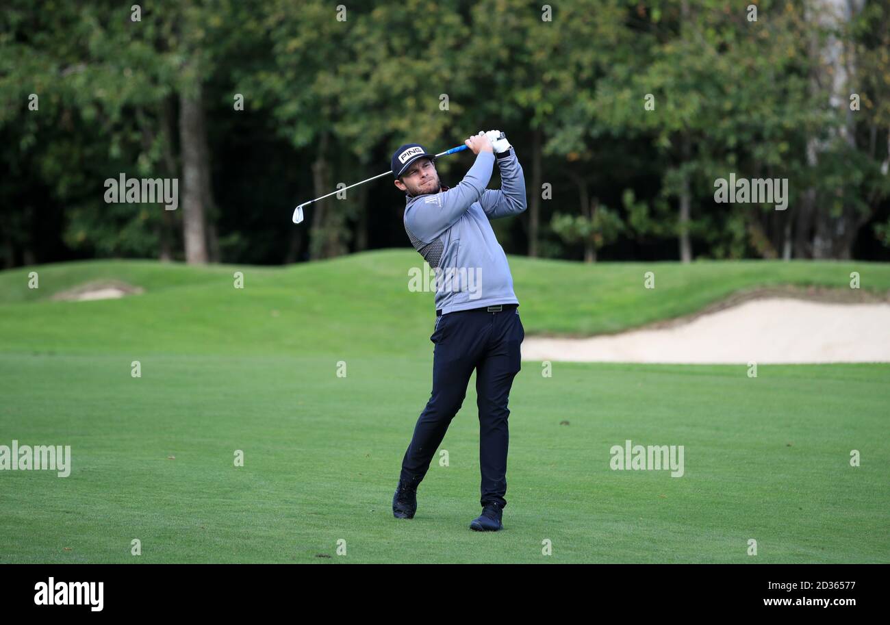 England's Tyrrell Hatton during the preview day for the BMW PGA ...