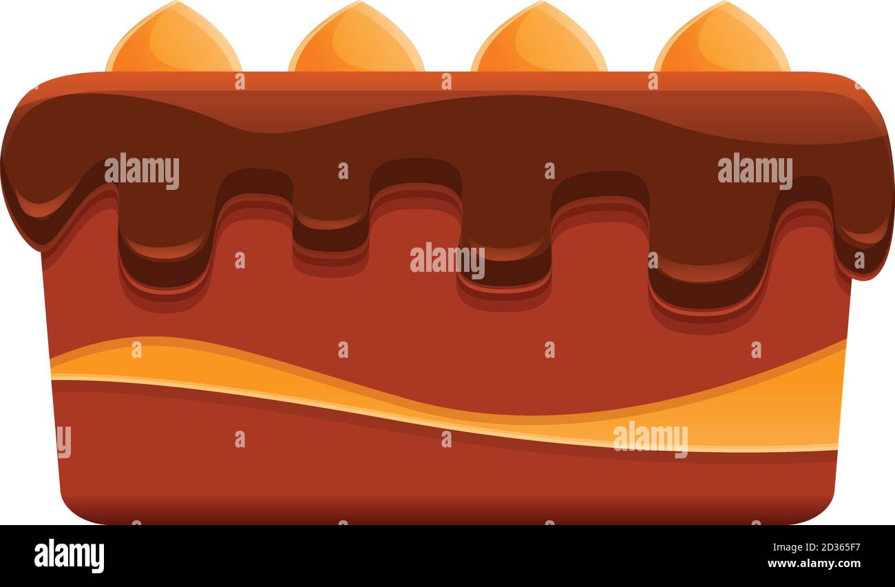 Dessert cream cake icon. Cartoon of dessert cream cake vector icon for ...