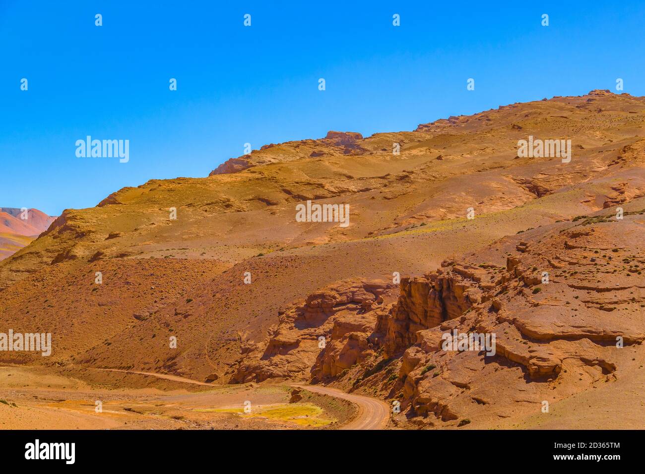 Beautiful puna andean landscape at brava lagoon reserve, la rioja ...