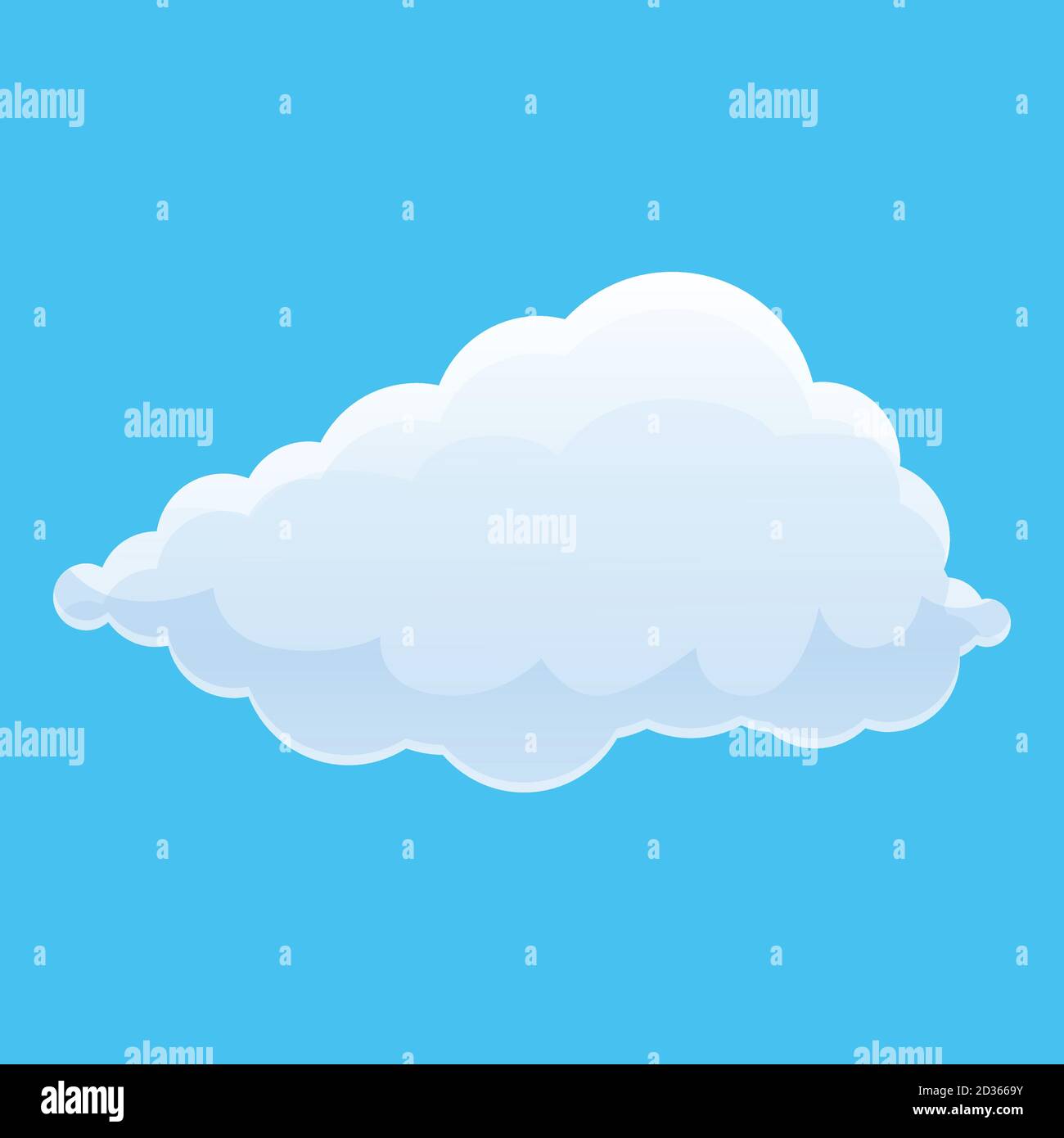 Shadow cloud icon. Cartoon of shadow cloud vector icon for web design ...