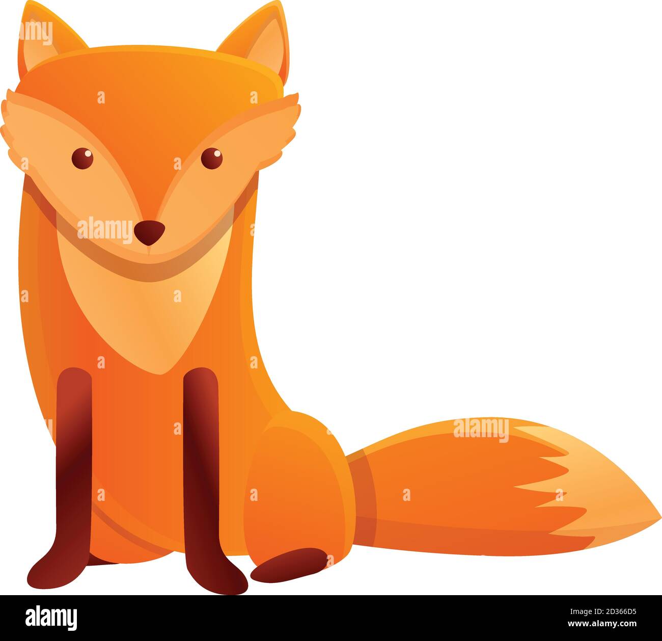 Autumn party forest fox icon. Cartoon of autumn party forest fox vector ...