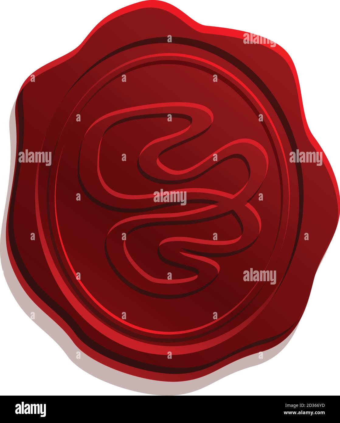 Wax seal icon. Cartoon of wax seal vector icon for web design isolated ...