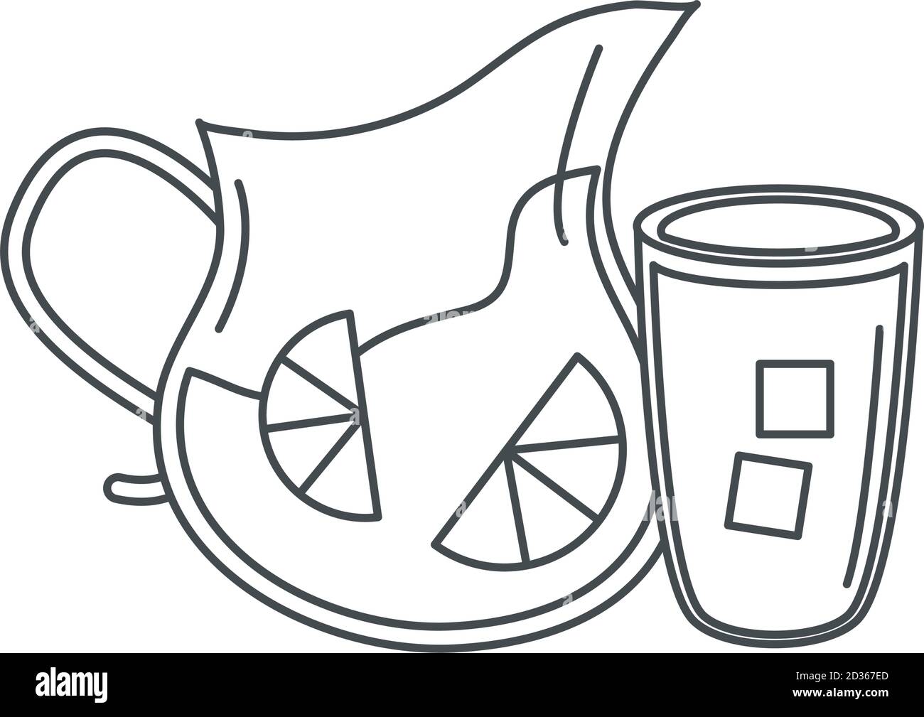 Tea pitcher Stock Vector Images - Alamy