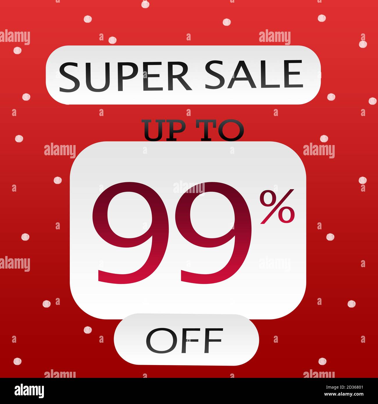 Up To 99% Off Super Sale Discount Offer Elegant Banner Design With ...