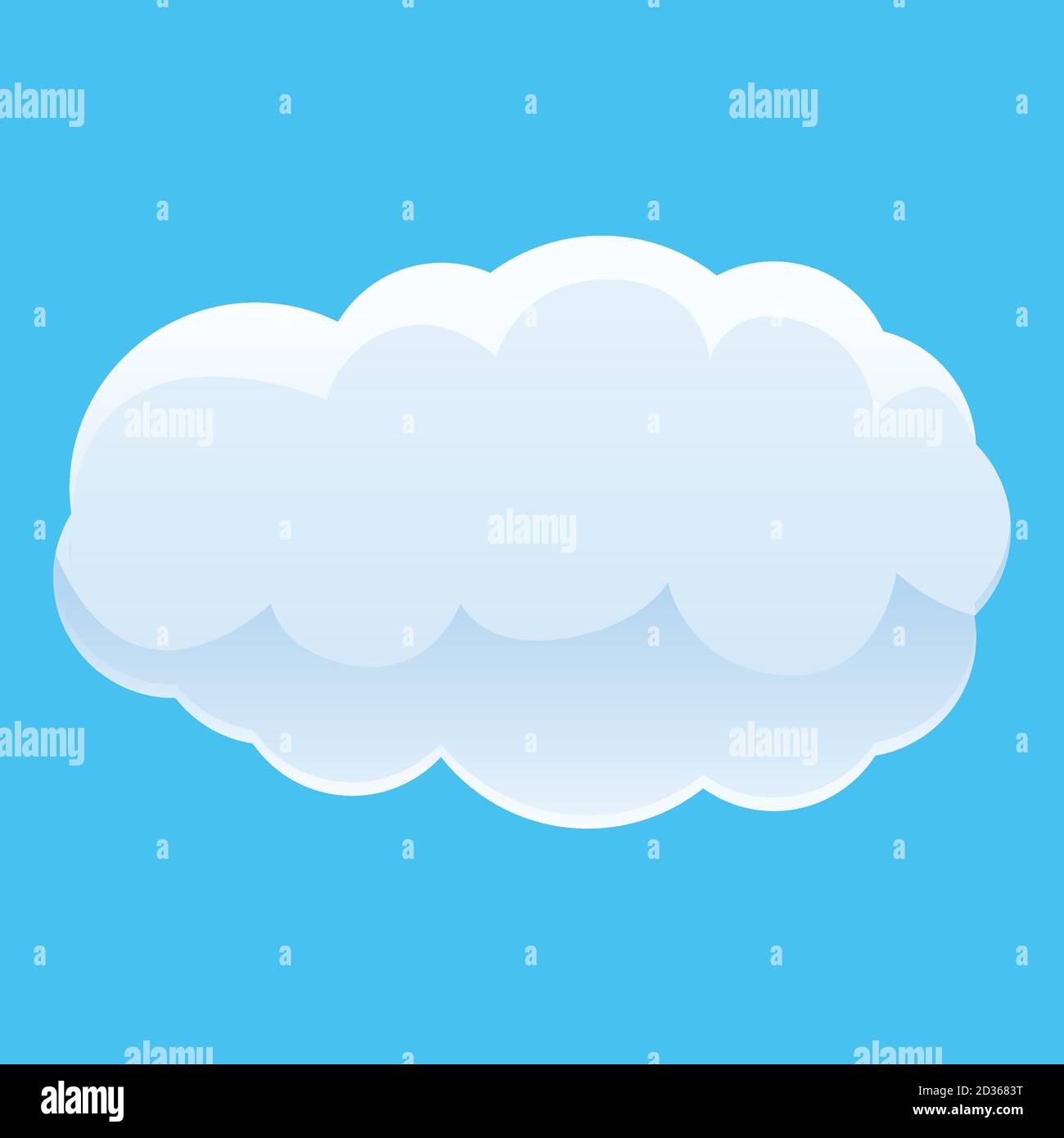 Cloudscape cloud icon. Cartoon of cloudscape cloud vector icon for web ...