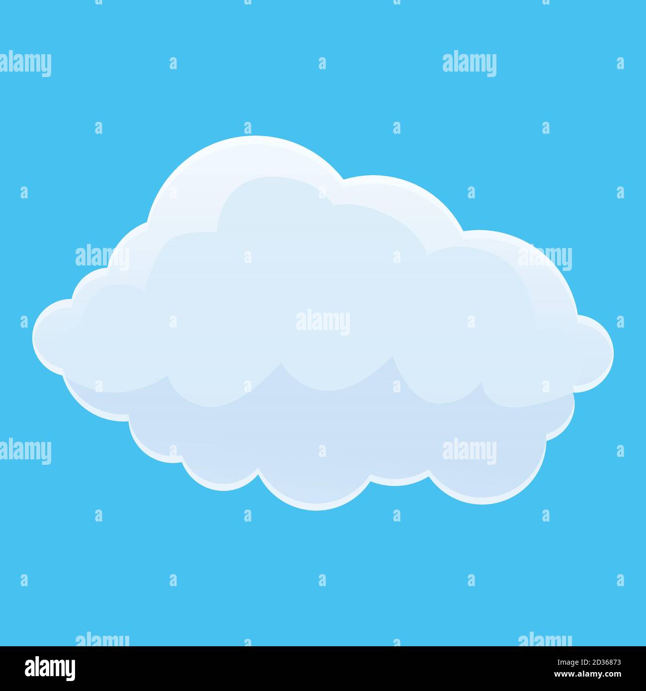 Space cloud icon. Cartoon of space cloud vector icon for web design ...
