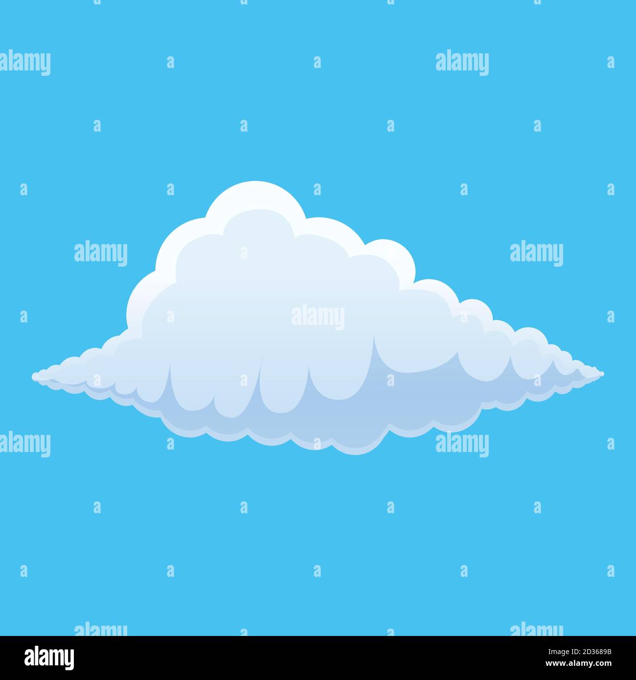 Shape cloud icon. Cartoon of shape cloud vector icon for web design ...