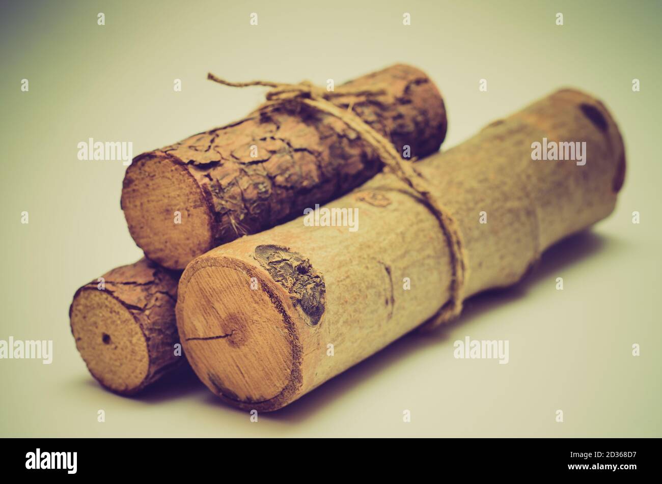 Rope tied tree log hi-res stock photography and images - Alamy