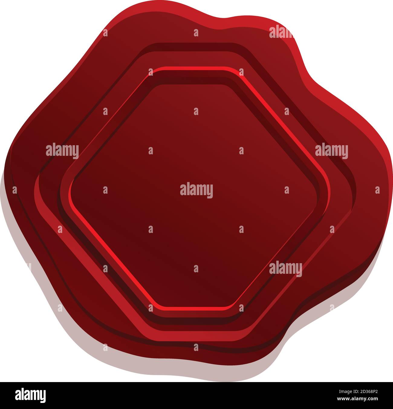 Wax seal label icon. Cartoon of wax seal label vector icon for web ...