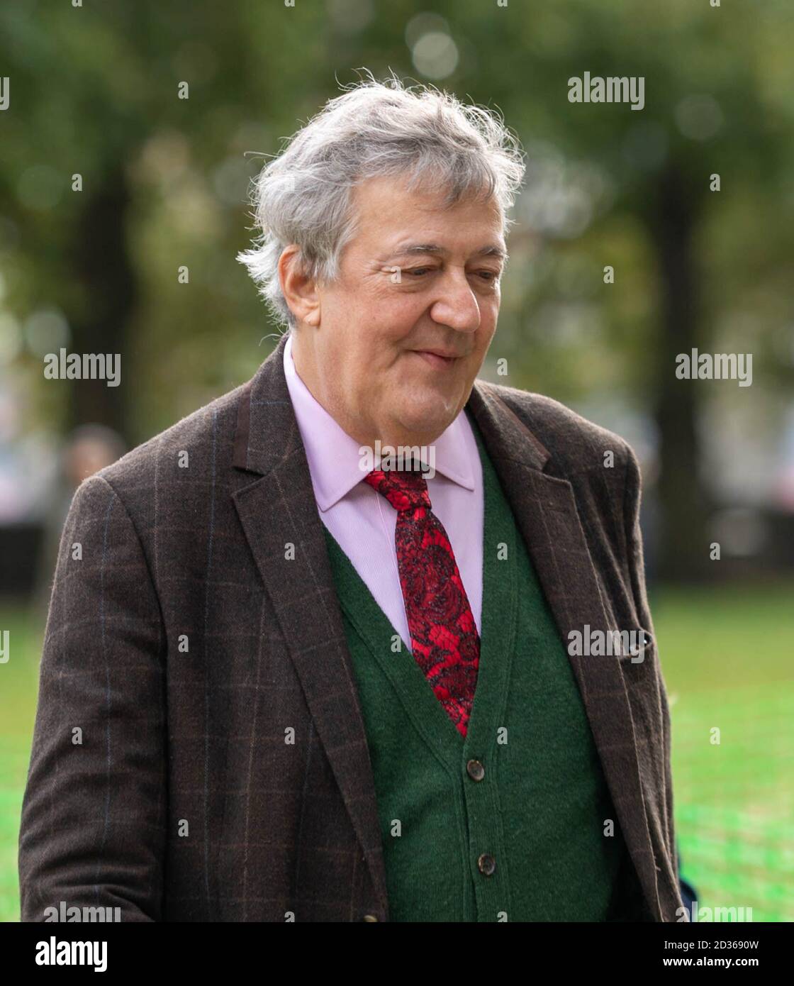 London, UK. 7th Oct, 2020. Stephen Fry, Actor, Comedian and writer in ...