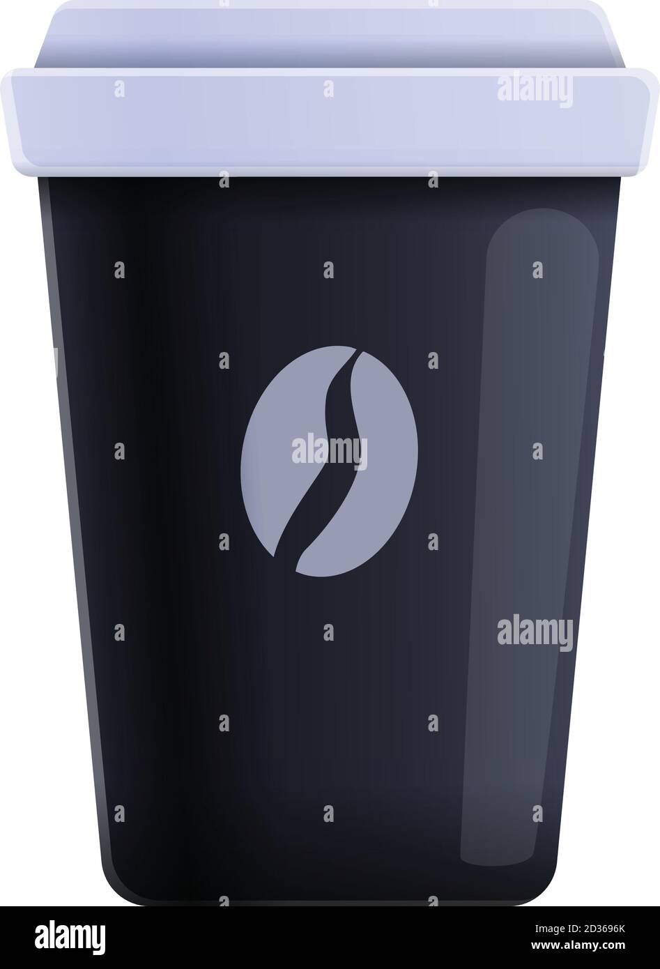 Mocha coffee cup icon. Cartoon of mocha coffee cup vector icon for web ...