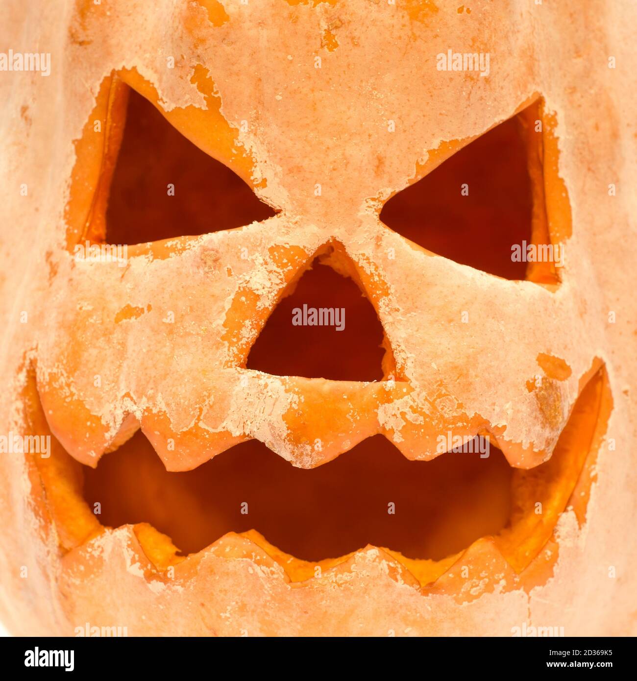 scary pumpkin face close up Stock Photo - Alamy