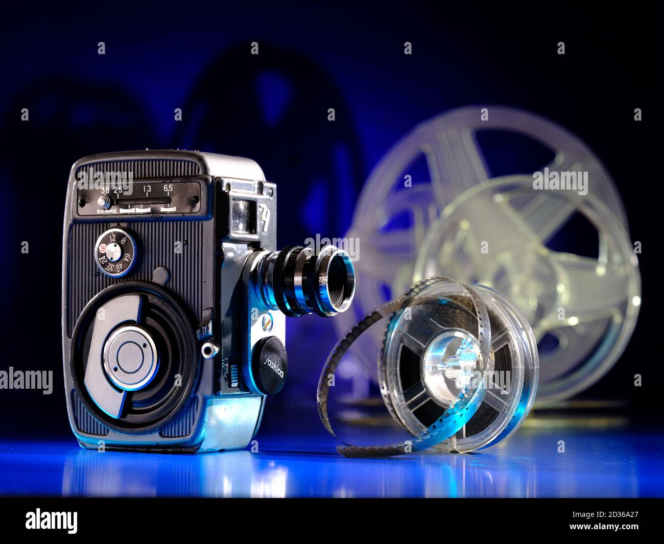 Vintage Retro Yashica Clockwork 8 Cine Movie Motion picture camera with ...