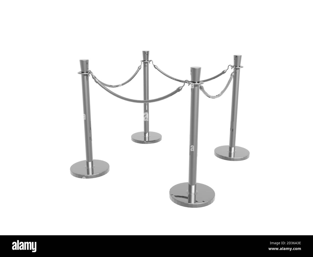 metallic barrier made of stainless steel Stock Photo - Alamy