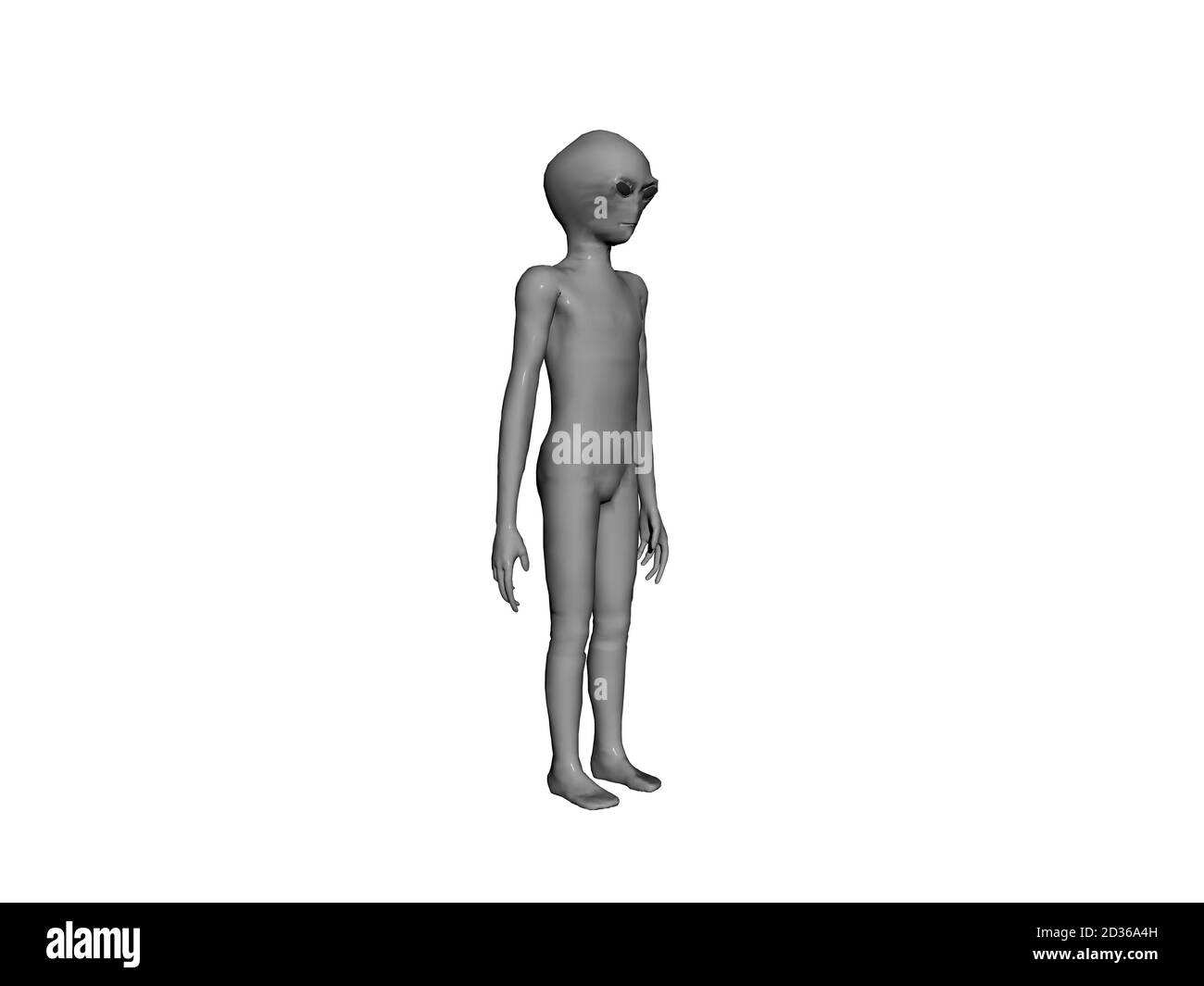 Gray alien Cut Out Stock Images & Pictures - Alamy
