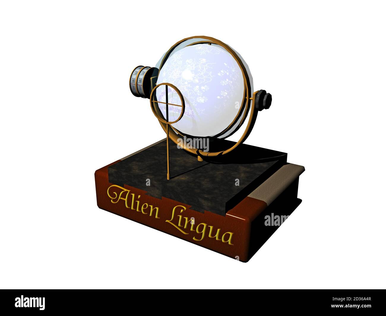 antique measuring device with glass ball Stock Photo - Alamy