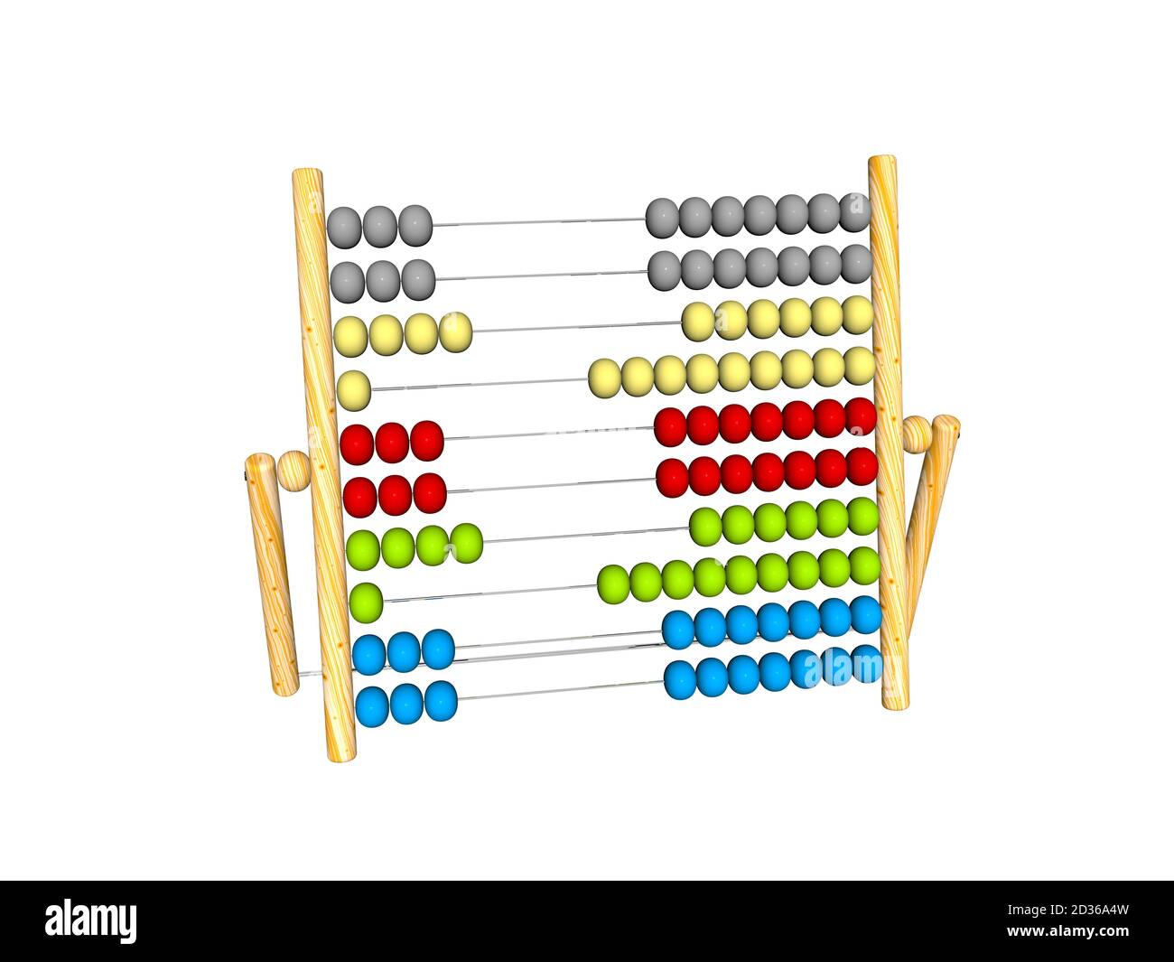 colorful abacus with colored beads Stock Photo - Alamy