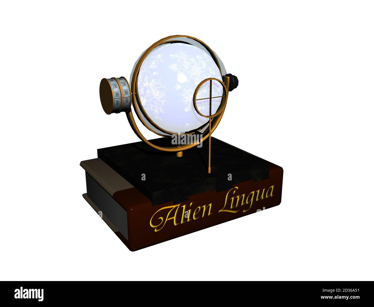 antique measuring device with glass ball Stock Photo - Alamy