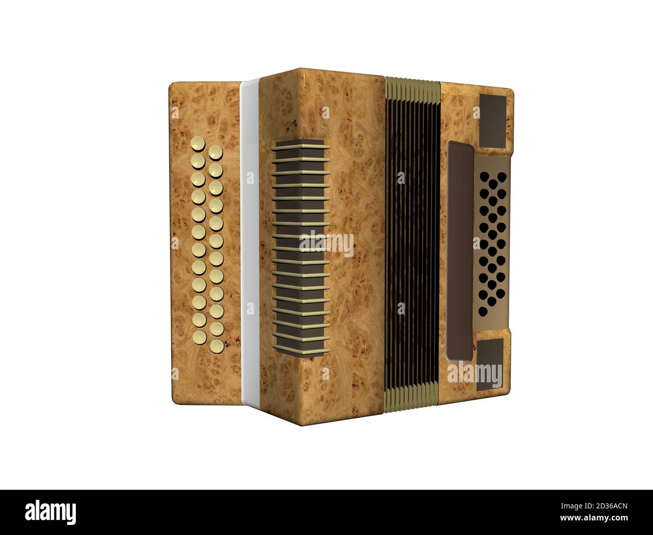 Accordion with keys for playing music Stock Photo - Alamy