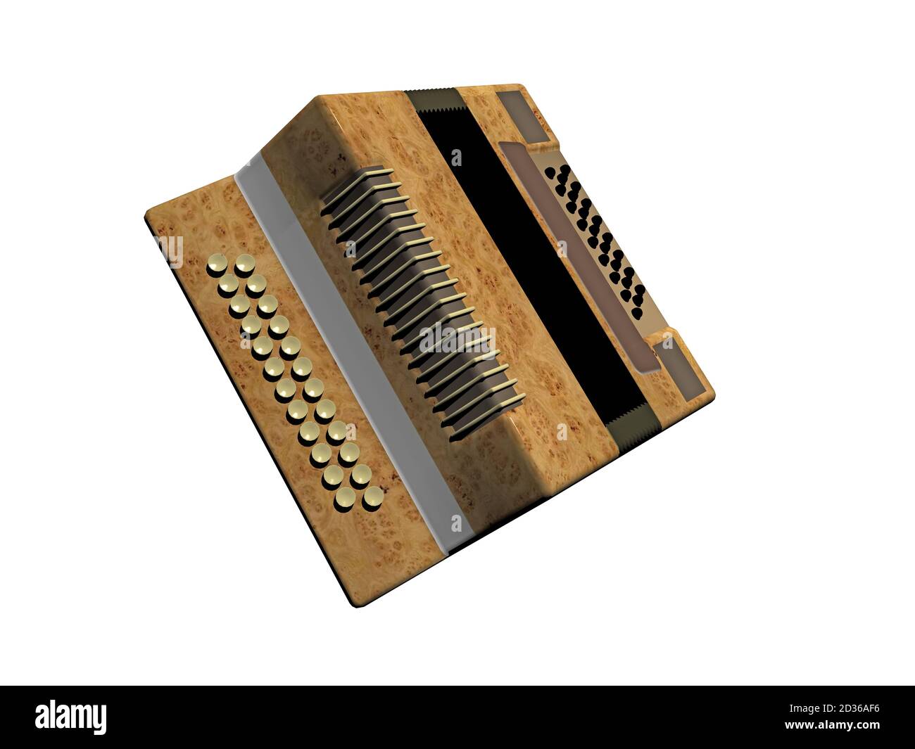 Accordion with keys for playing music Stock Photo - Alamy