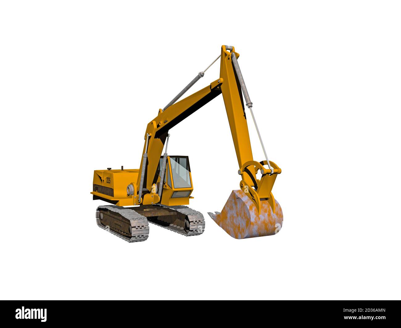 Boom of bulldozer Cut Out Stock Images & Pictures - Alamy