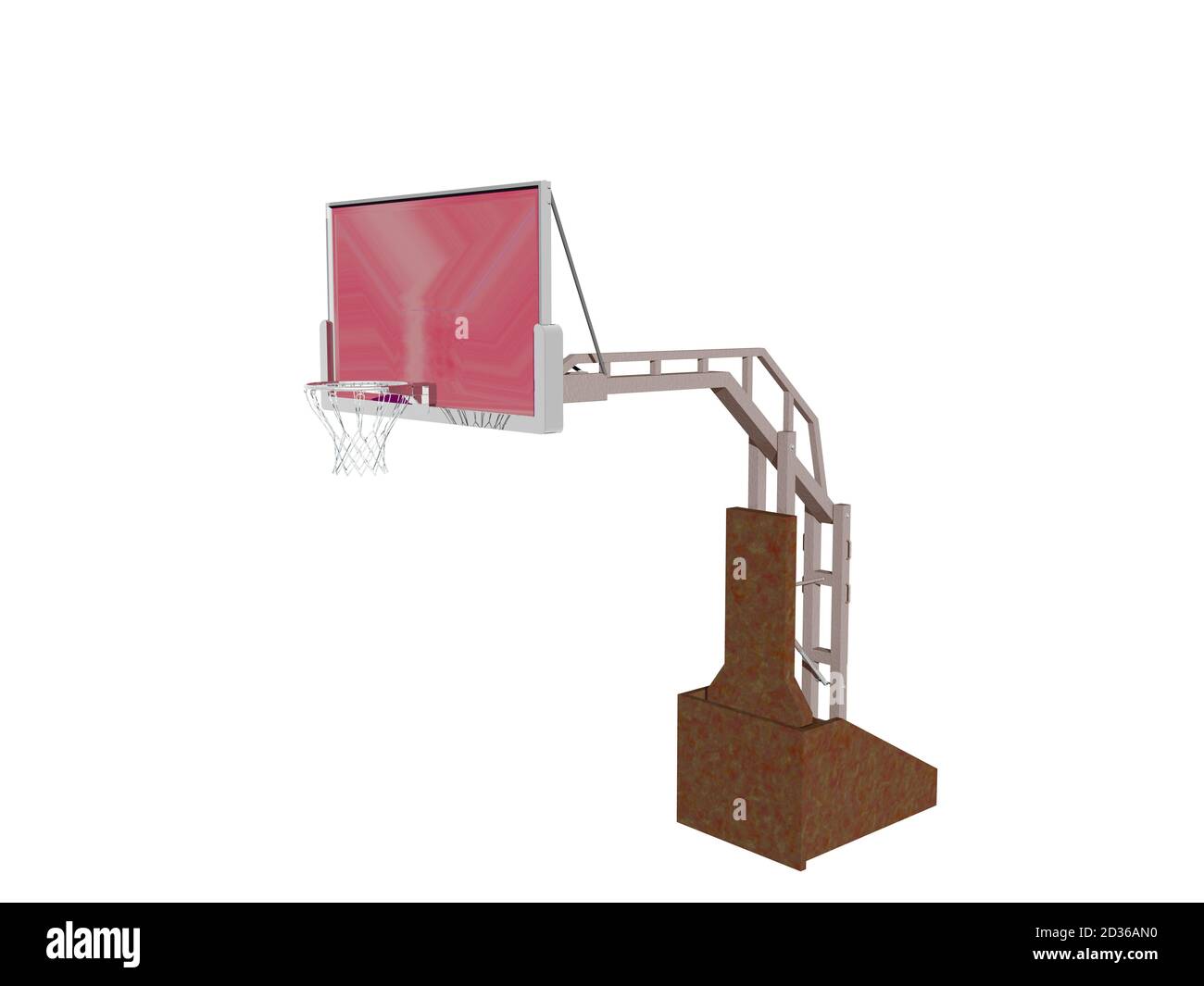 Basketball basket on suspension Stock Photo - Alamy
