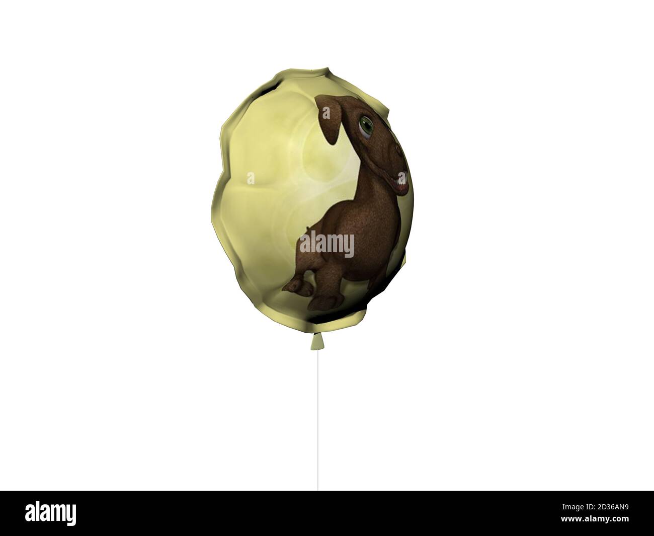 Yellow dog balloon Cut Out Stock Images & Pictures - Alamy