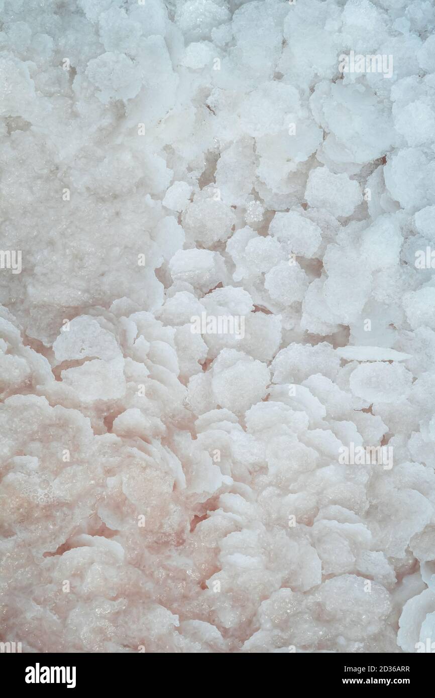 Detail of salt flakes Stock Photo - Alamy