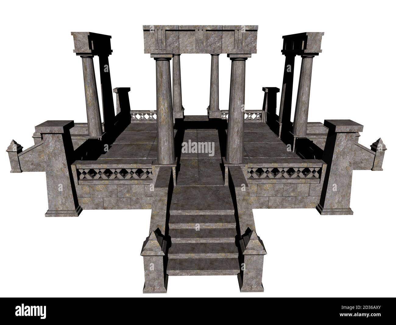 ancient buildings with archways Stock Photo - Alamy