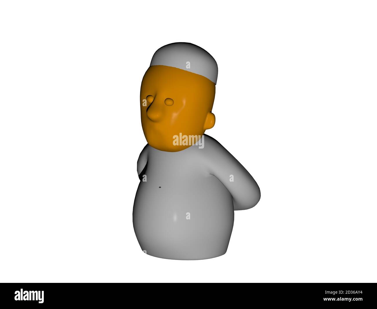 colorful ceramic clay figure of a little man Stock Photo - Alamy