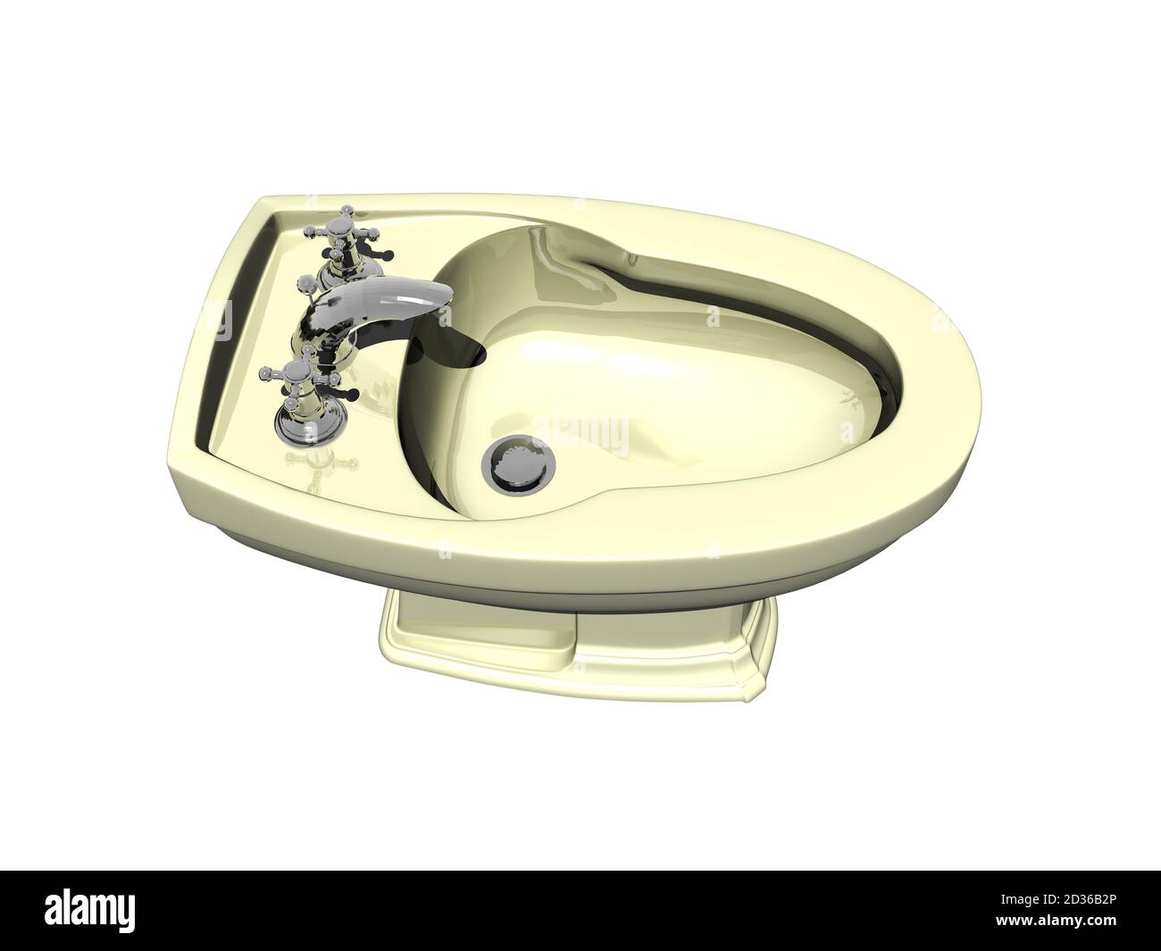 ceramic bidet in the bathroom Stock Photo - Alamy