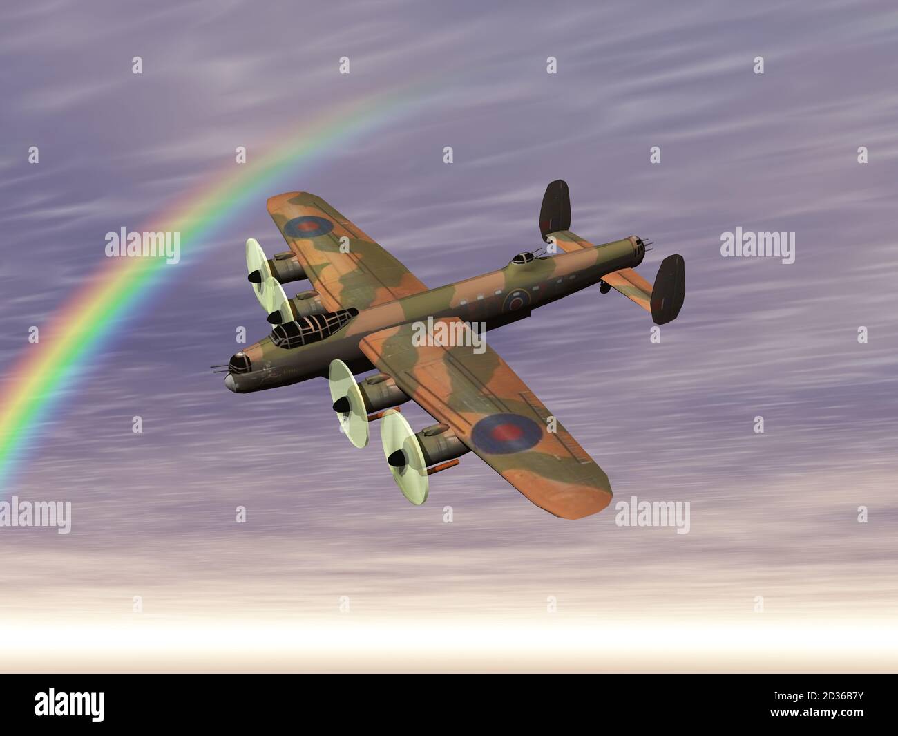 large propeller powered transport airplane Stock Photo - Alamy