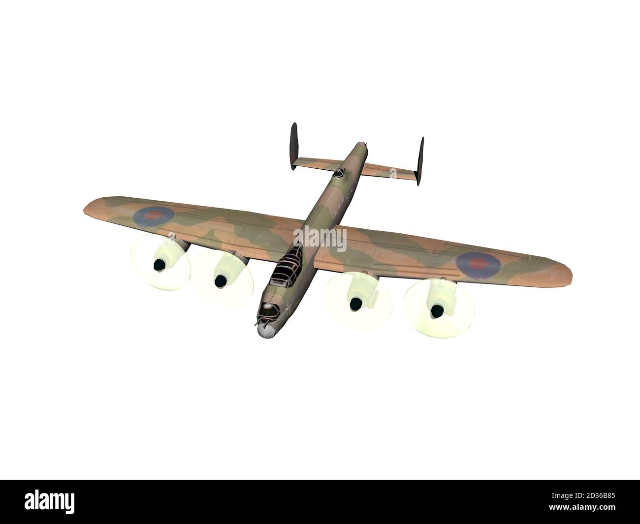 large propeller powered transport airplane Stock Photo - Alamy