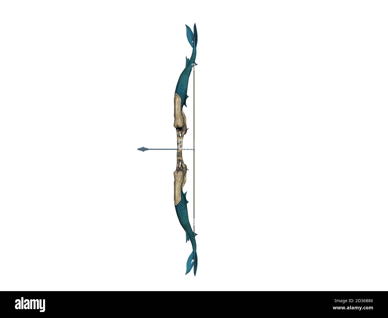 simple bow and arrow as an antique hunting weapon Stock Photo - Alamy